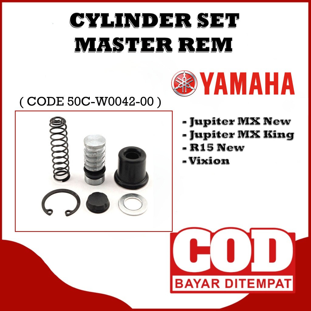 Jual MASTER REM CYLINDER SET MASTER YAMAHA 50C UNTUK MOTOR VIXION ...