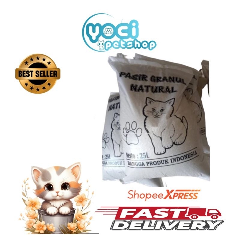 Jual pasir granul natural 25liter | Shopee Indonesia