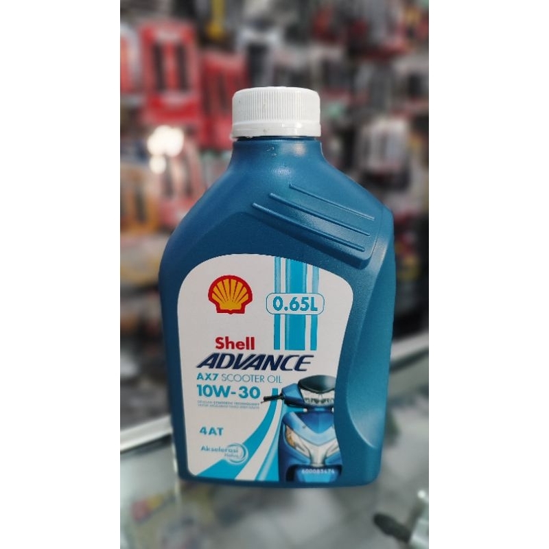 Jual Oli Motor Matic Shell AX7 SAE 10W-30 (0.65L) cocok Honda Matic ...