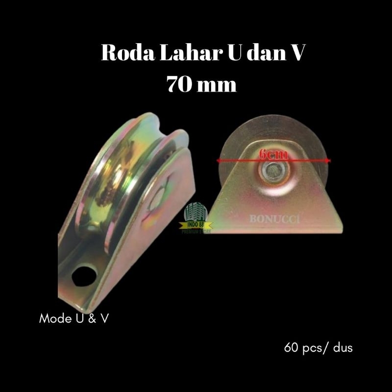 Jual RODA LAHAR U DAN V / RODA PAGAR / RODA BESI KATROL / RODA BUBUT ...