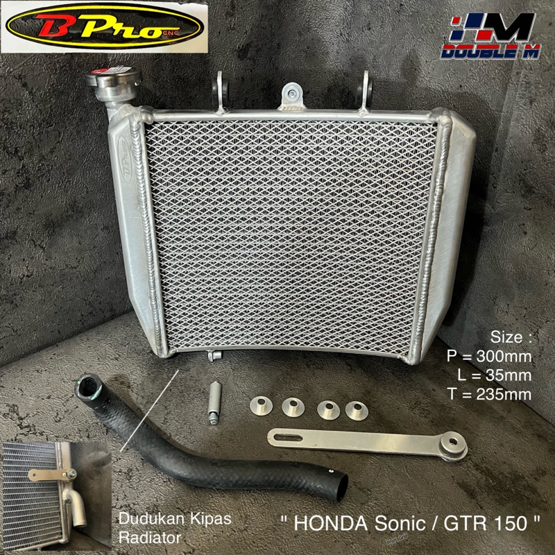Jual Radiator Aluminium BPro Racing Ninja R SS RR CBR CB 150R GSX 150 R ...