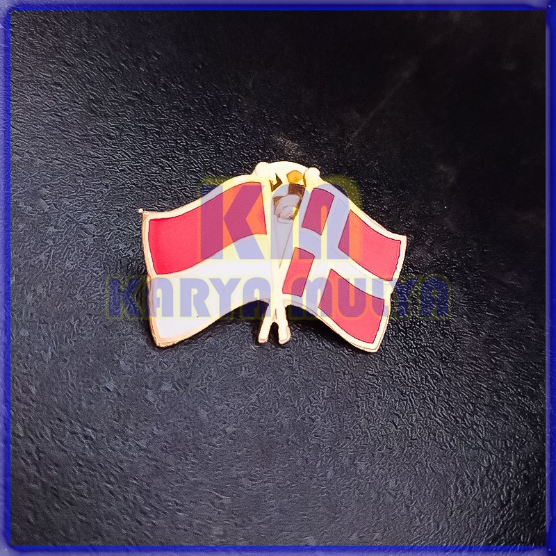 Jual Flag Pin Indonesia Dan Denmark Pin Bendera Persahabatan Negara ...