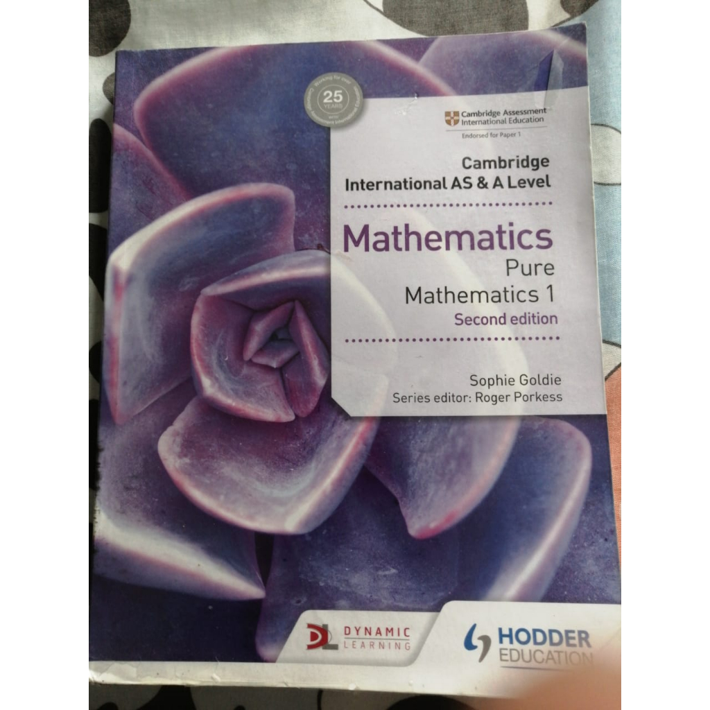 Jual Pure Mathematics 1 Cambridge International AS & A Level | Second ...