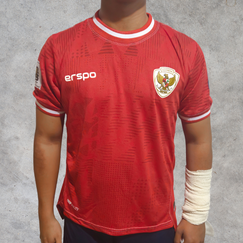 Jual Supporter Version/Fan Version Timnas Indonesia 2024 Home World Cup Qualification | Shopee ...
