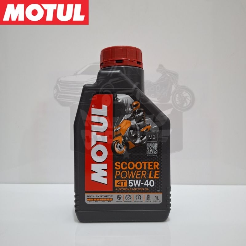 Jual MOTUL 4T SCOOTER POWER LE 5W40 1L /100% ORIGINAL/OLI MOTOR MATIC ...