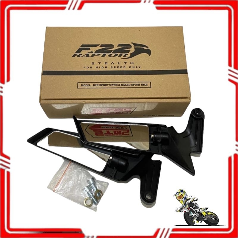 Jual Spion Winglet H2R F22 Raptor Model H2R Untuk Motor Matic dan Motor ...