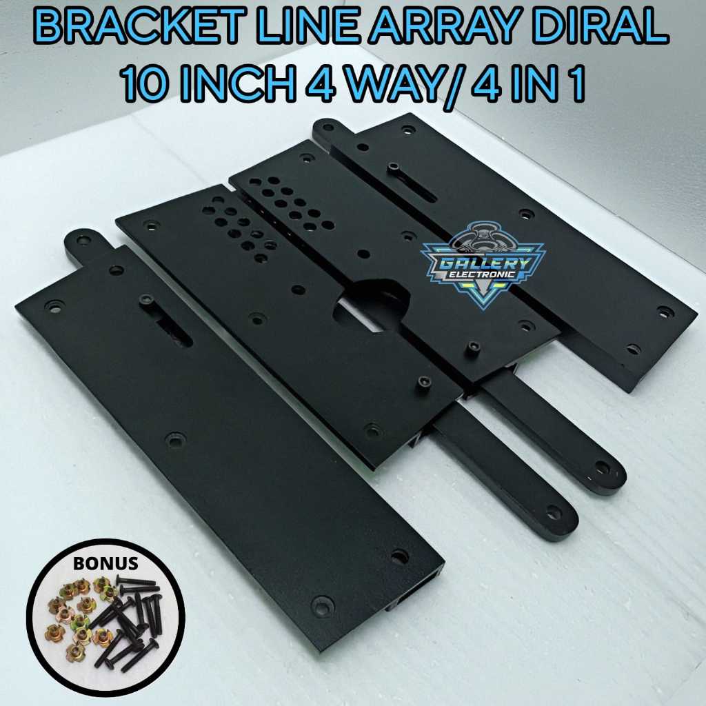 Jual Bracket Gantung Line Array Diral 4in1 Ukuran Box Speaker 10'' 4WAY ...