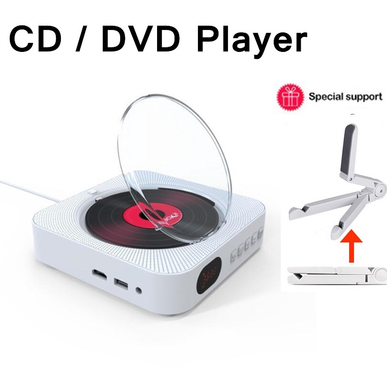 Jual KODE D33T Portable DVD CD Multimedia Player Wall Mountable ...