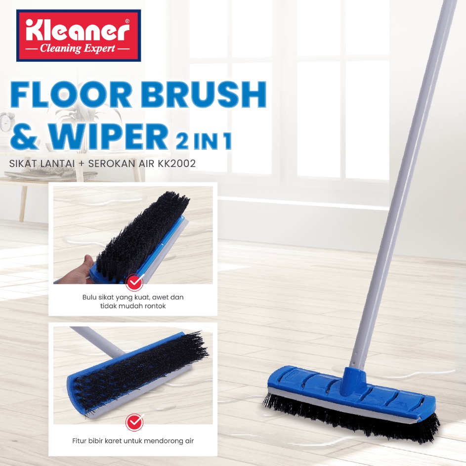 Jual Limitless Kleaner Sikat Lantai Dengan Serokan 2 in 1 Pembersih Lantai Floor Brush Wiper ...