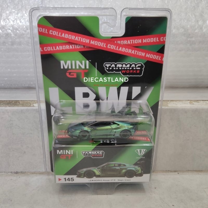 Jual Mini GT #145 LB-WORKS Nissan GT-R (R35) Magic Green BLISTER ERROR ...