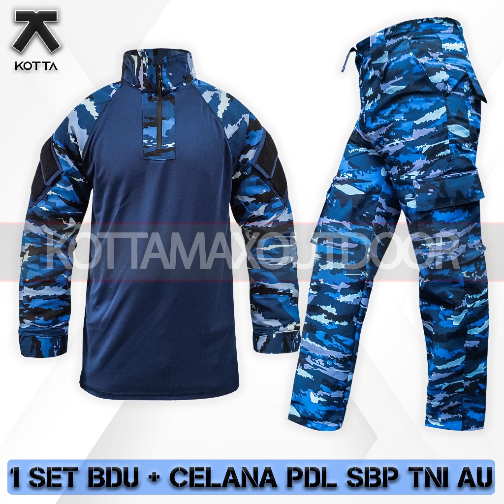 Jual SATU SET SETELAN BAJU KAOS BDU TACTICAL COMBAT TNI SBP TNI AU CELANA PDL PANJANG CARGO ...