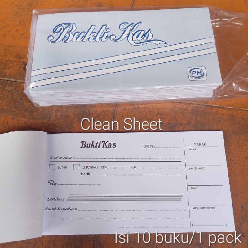 Jual Buku bukti kas(Harga/1 pack,isi 10 buku) | Shopee Indonesia