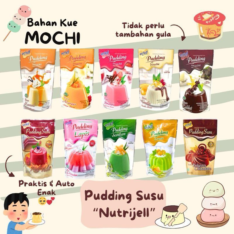Jual Pudding Susu Nutrijell Aneka Rasa / Pudding Nutrijell Susu ...