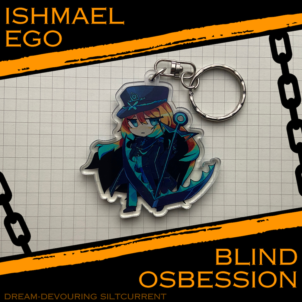 Jual Limbus Company | Blind Obsession EGO Ishmael Keychain Fanart ...