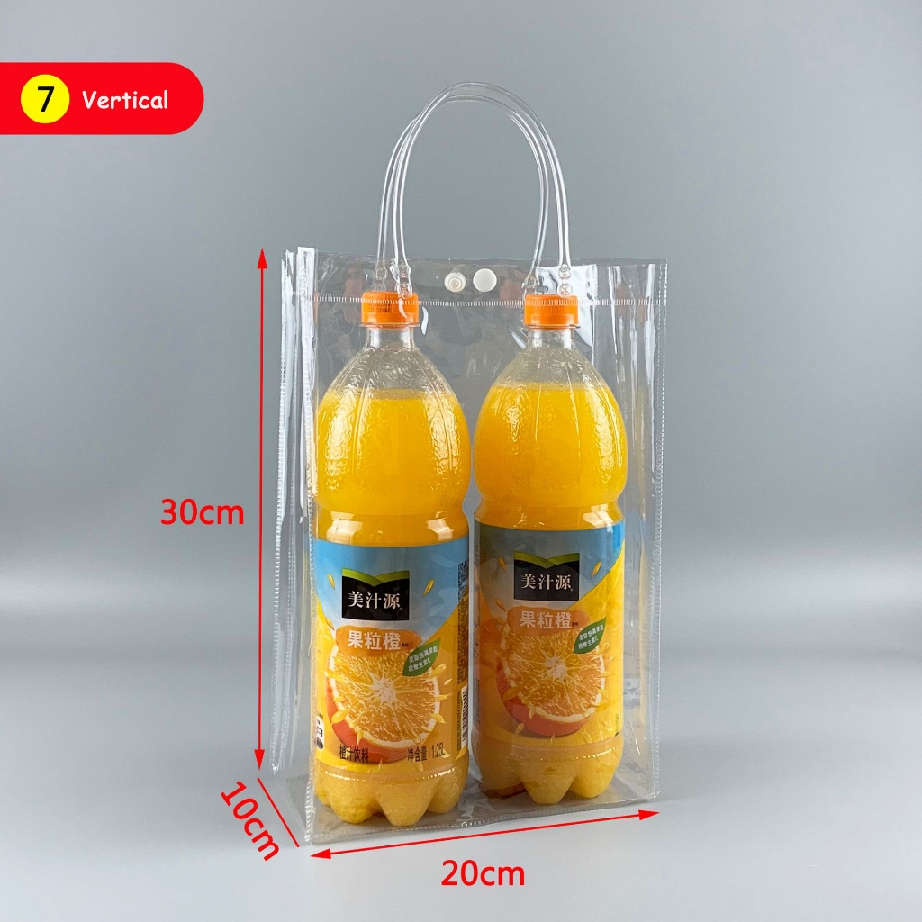 Jual Tas Tenteng Mika Transparant Hampers PVC Transparan Polos ...