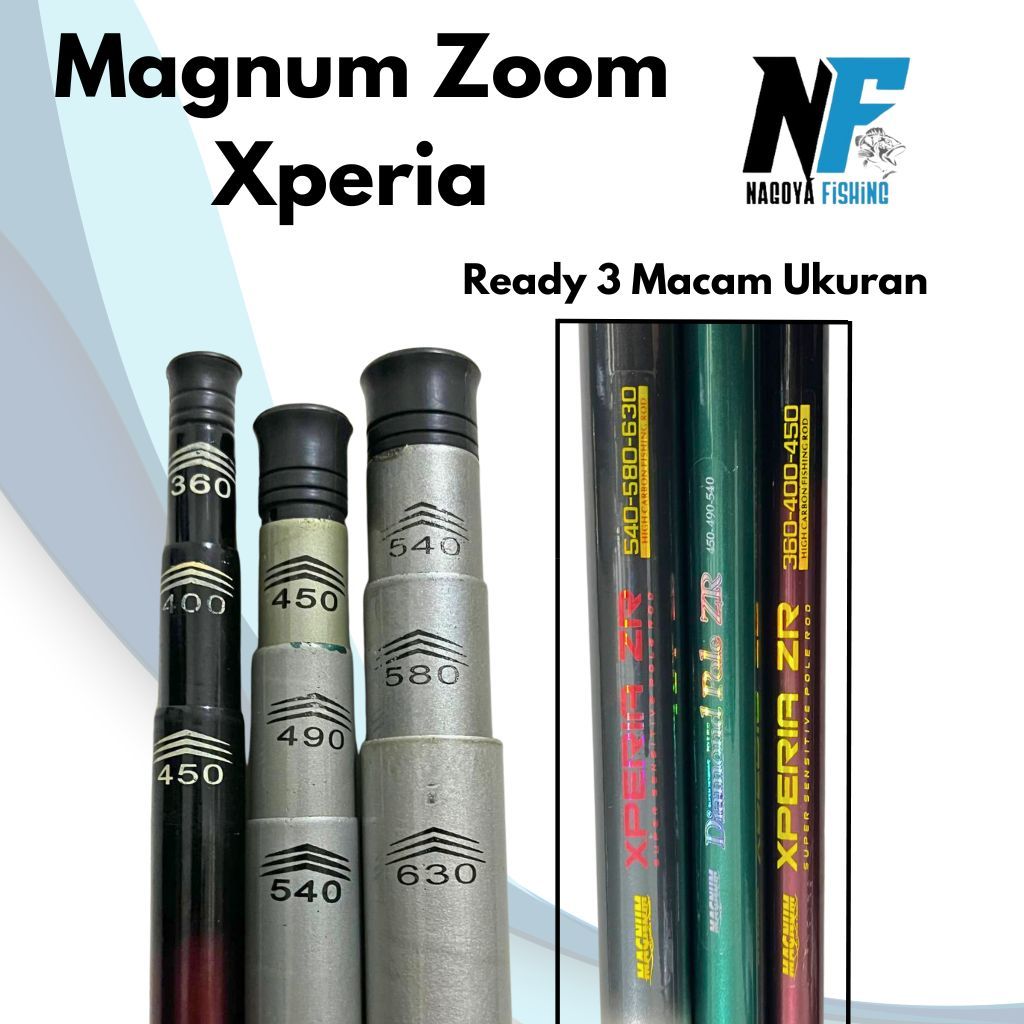 Jual Tegek/ Joran Pole Zoom 3 Ukuran Merk Magnum Xperia ZR High Fiber ...