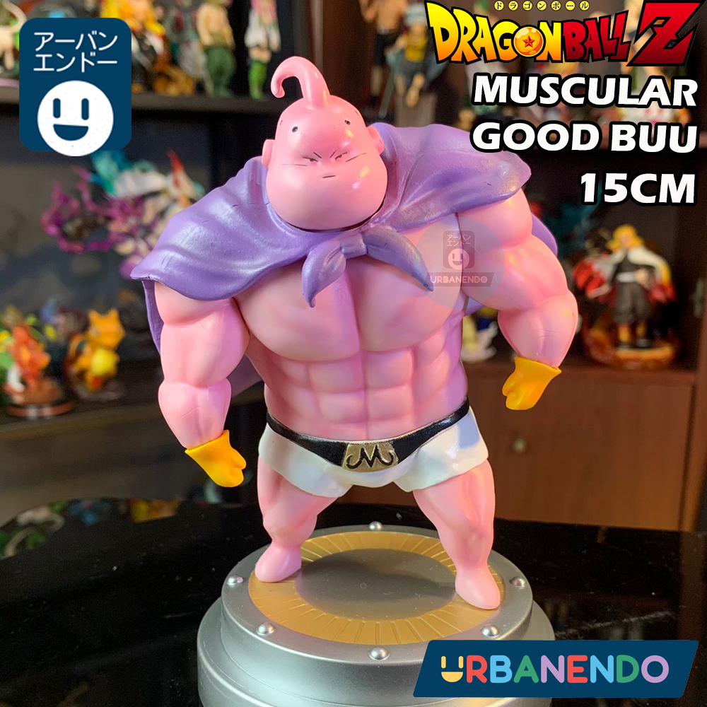 Jual Action Figure Dragon Ball Muscular Good Buu 15cm Majin Buu Mainan ...