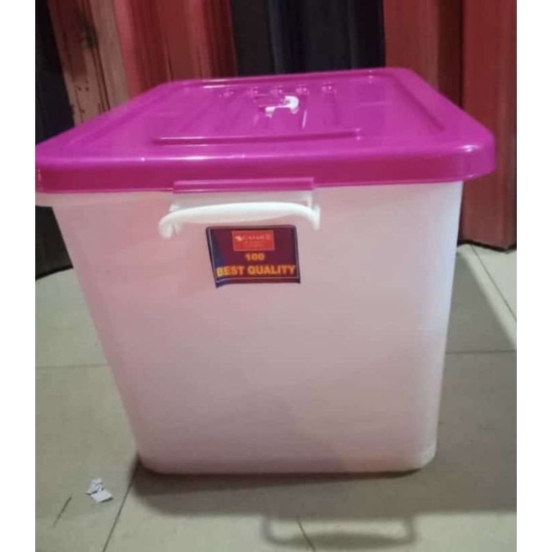 Jual Box container merk gajah 100 liter ukuran 66 x 50 x 43 cm | Shopee ...
