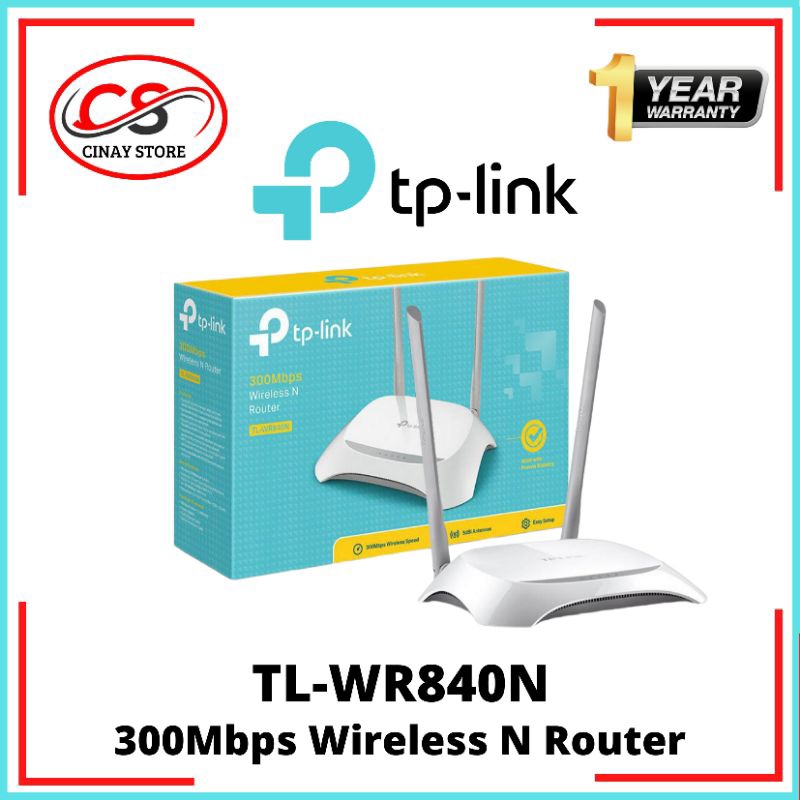 Jual TPLink TL-WR840N TL-WR820N 300Mbps Router Wireless 2 Antena WR840N ...