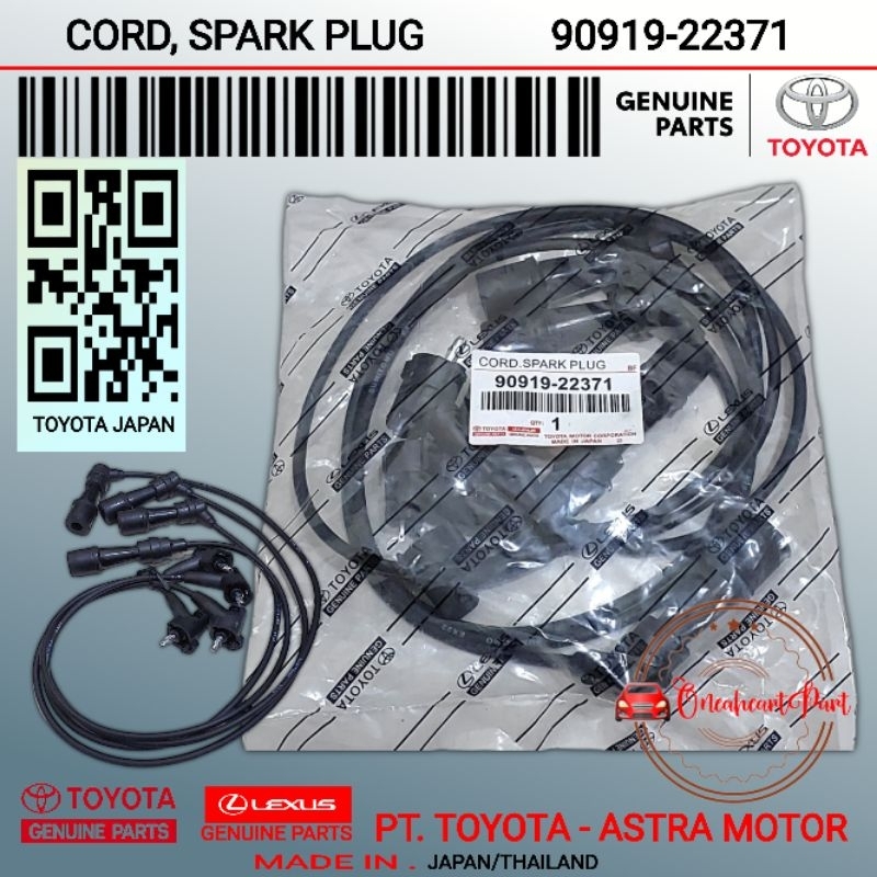 Jual KABEL BUSI CABLE SPARK PLUG KIJANG EFI 2.0 LGX KRISTA 2000CC 90919-22371 ORIGINAL | Shopee ...
