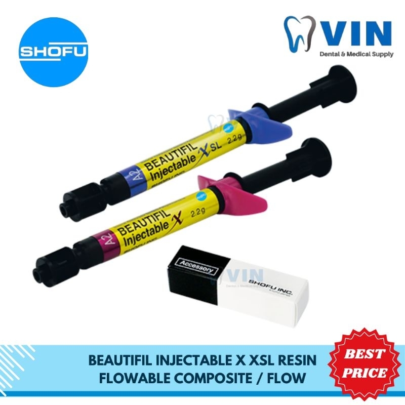 Jual SHOFU Beautifil injectable X XSL resin komposit cair flowable ...