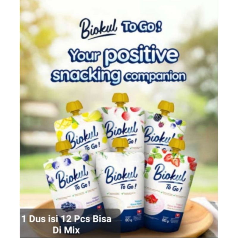 Jual Biokul Yogurt To Go 80gr | 1 Dus Isi 12 Pcs Bisa Di Mix | Shopee ...