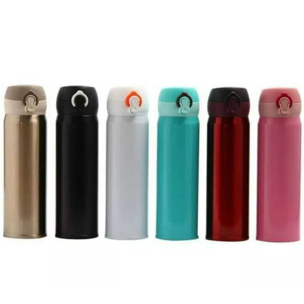 Jual Termos Air Panas 500ml Model Kancing Stainless Steel / Thermos ...