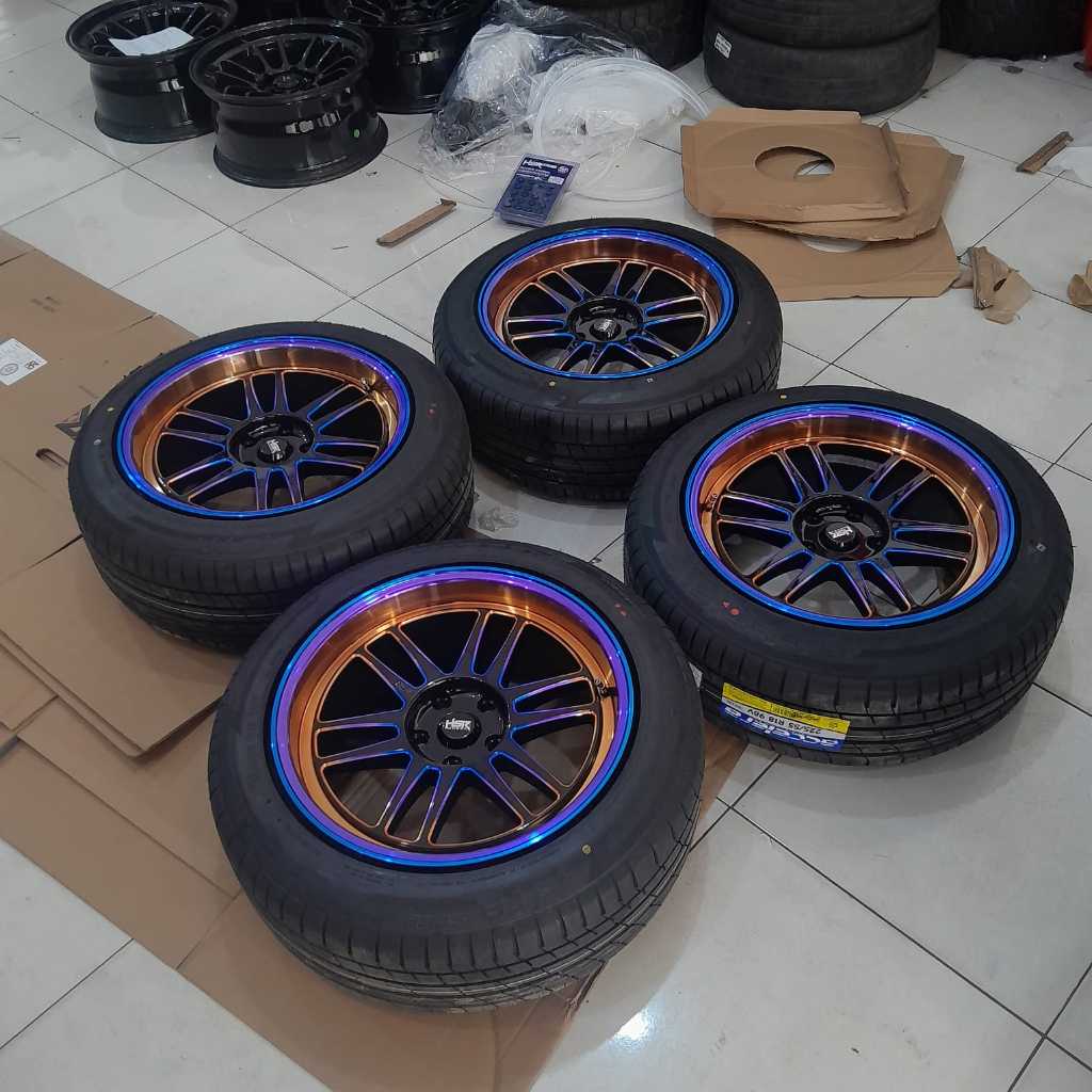 Jual Velg Racing Samlong Rainbow R18 Plush Ban Ukuran 235 50 Ring 18 ...