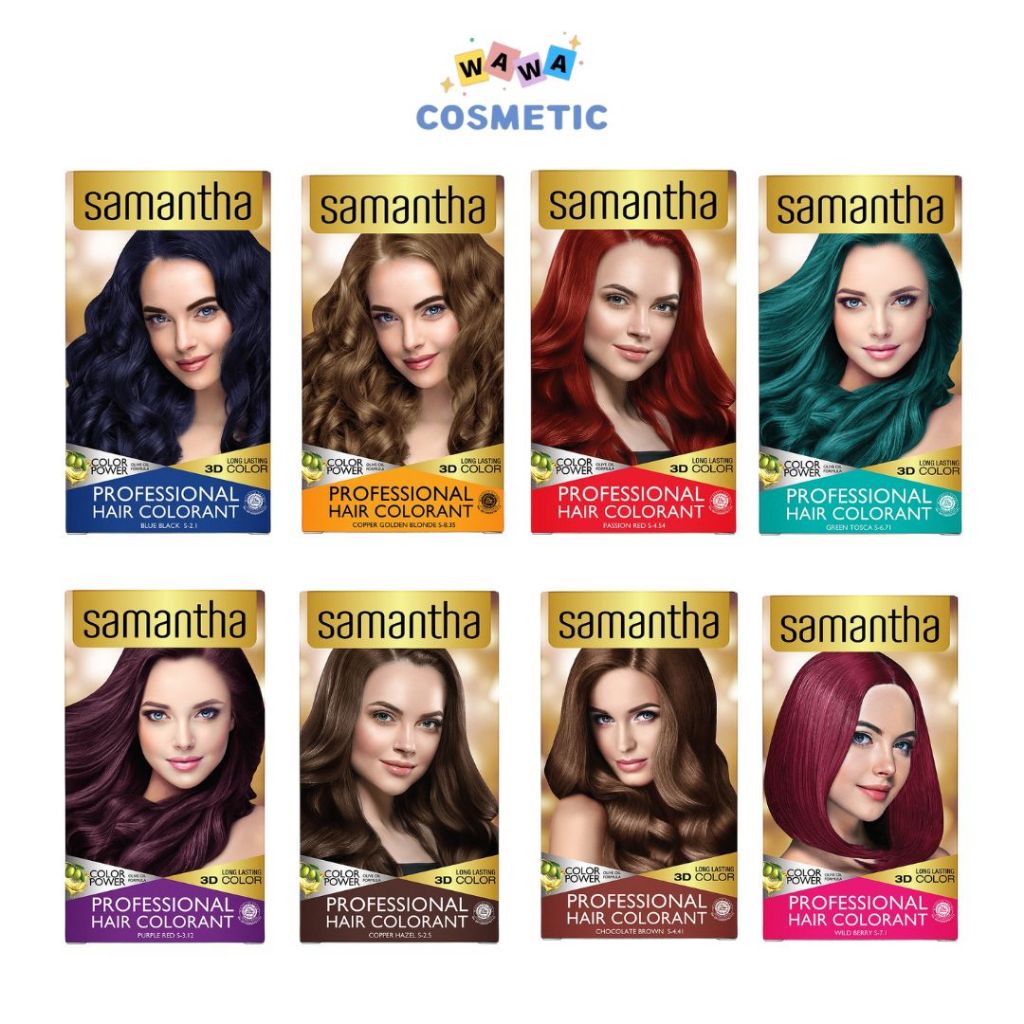 Jual WAWA - Samantha Professional Hair Colorant All Varian Long Lasting ...