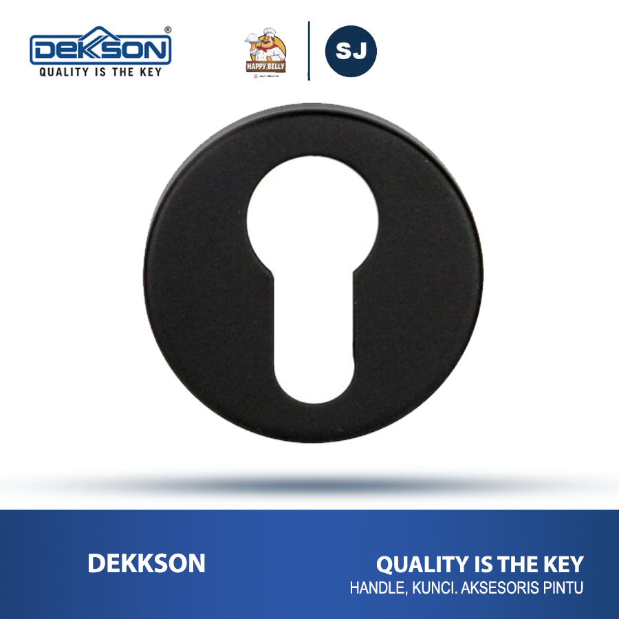 Jual Escutcheon Dekkson ESCN 855 Matt Black/ Escutcheon Black Series ...