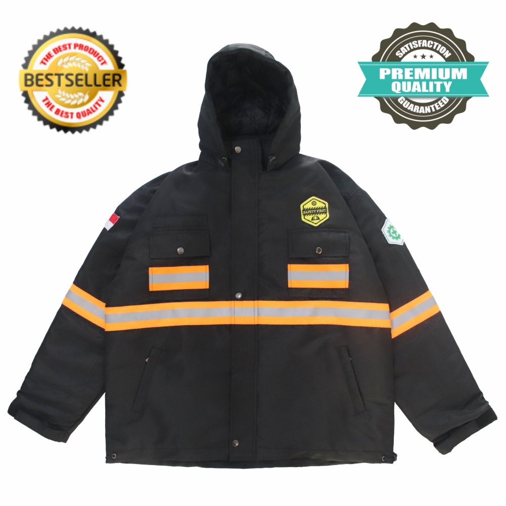 Jual Jaket Safety / Jaket Tambang / Jaket Proyek / Jaket Safety Lengan ...