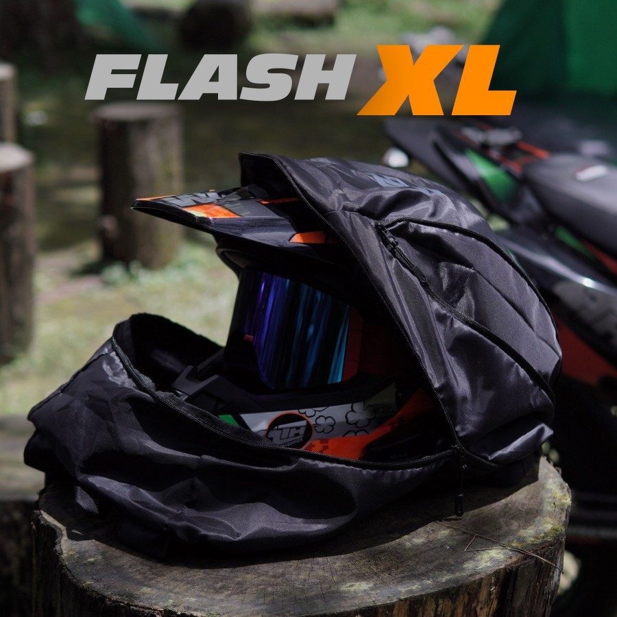 Jual Tas Helm 'FLASH XL' Muat Helm Cross/Supermoto, Foldable ...