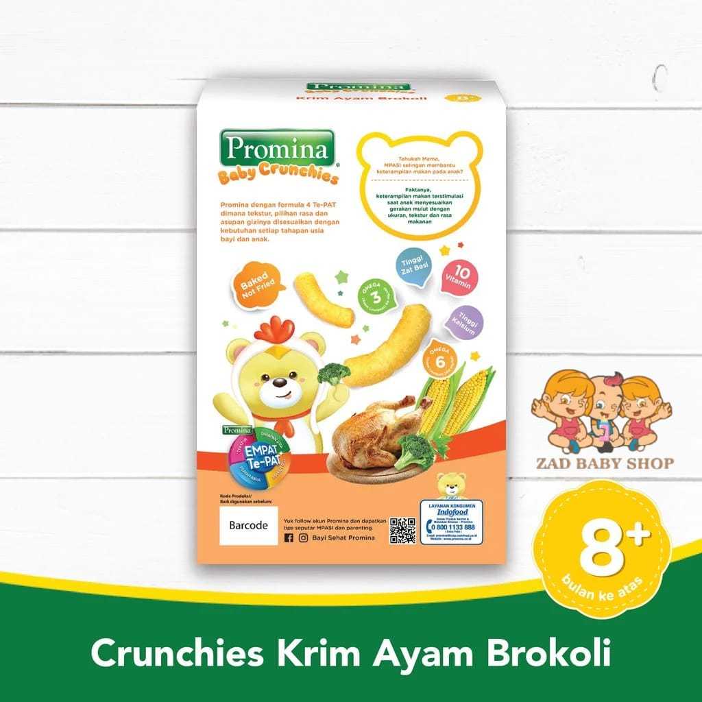 Jual Promina Baby Crunchies Krim Ayam Brokoli - keju cheddar 20 g (1 Pcs) | Shopee Indonesia