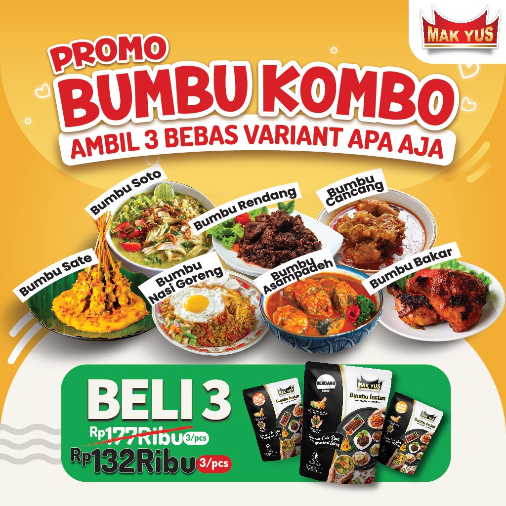 Jual Bumbu Instan Paket KOMBO (Custom Varian) | Shopee Indonesia