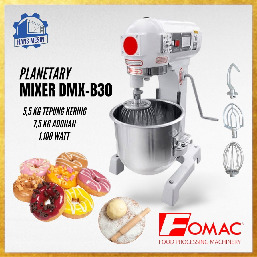 Jual Planetary mixer 30 liter FOMAC DMX-B30 | Shopee Indonesia