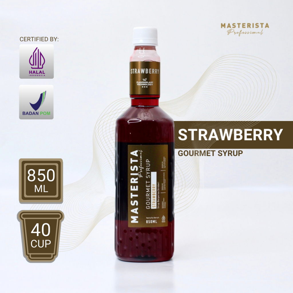 Jual Masterista Sirup Rasa Strawberry 850ml / Strawberry Syrup | Shopee ...