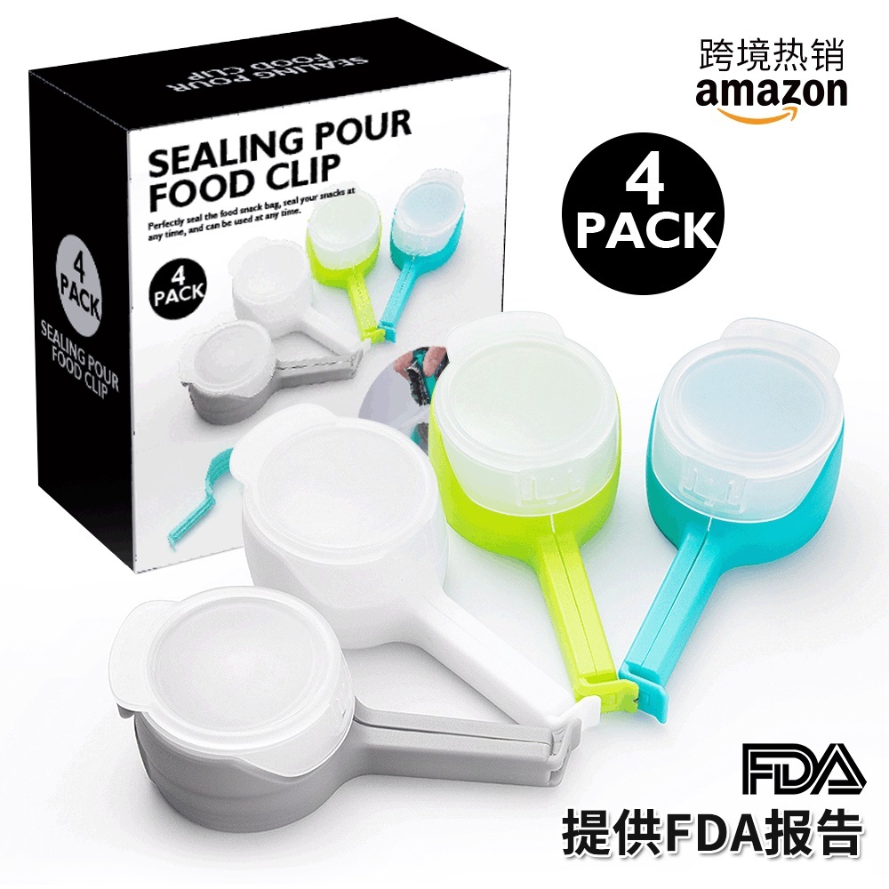 Jual aiGooTan - FOOD CLIP (ISI 4) - Klip Penutup Penjepit Bungkus ...