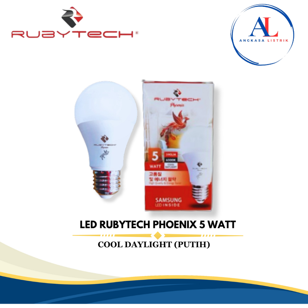 Jual LAMPU RUBYTECH LED-PHOENIX A-BULB 5WATT | Shopee Indonesia