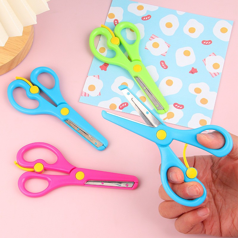 Jual Gunting Khusus Anak / Gunting Kertas / Children Scissors / Safety ...