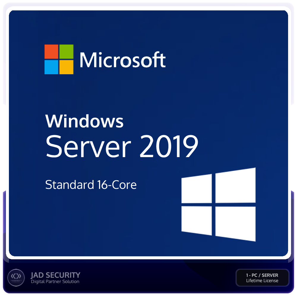 Jual Microsoft Windows Server 2019 Standard 16-Core (1-Server Lifetime ...