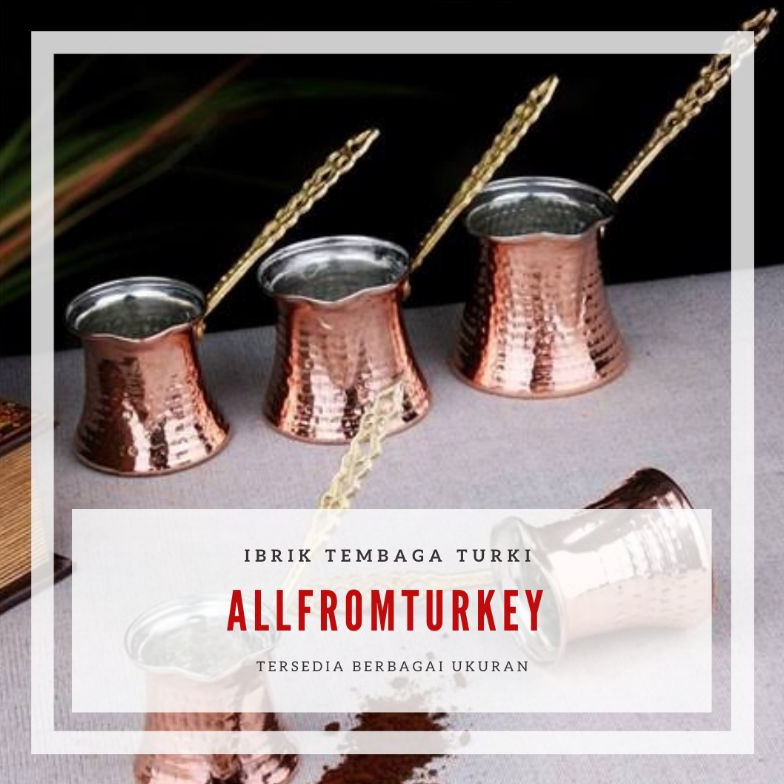 Jual KODE G29D Ibrik Kopi Turki Tembaga l Turkish Copper Coffee Pot l ...