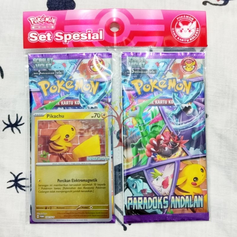 Jual Kartu Pokemon Indonesia - Paradoks Andalan Set Spesial (pikachu ...