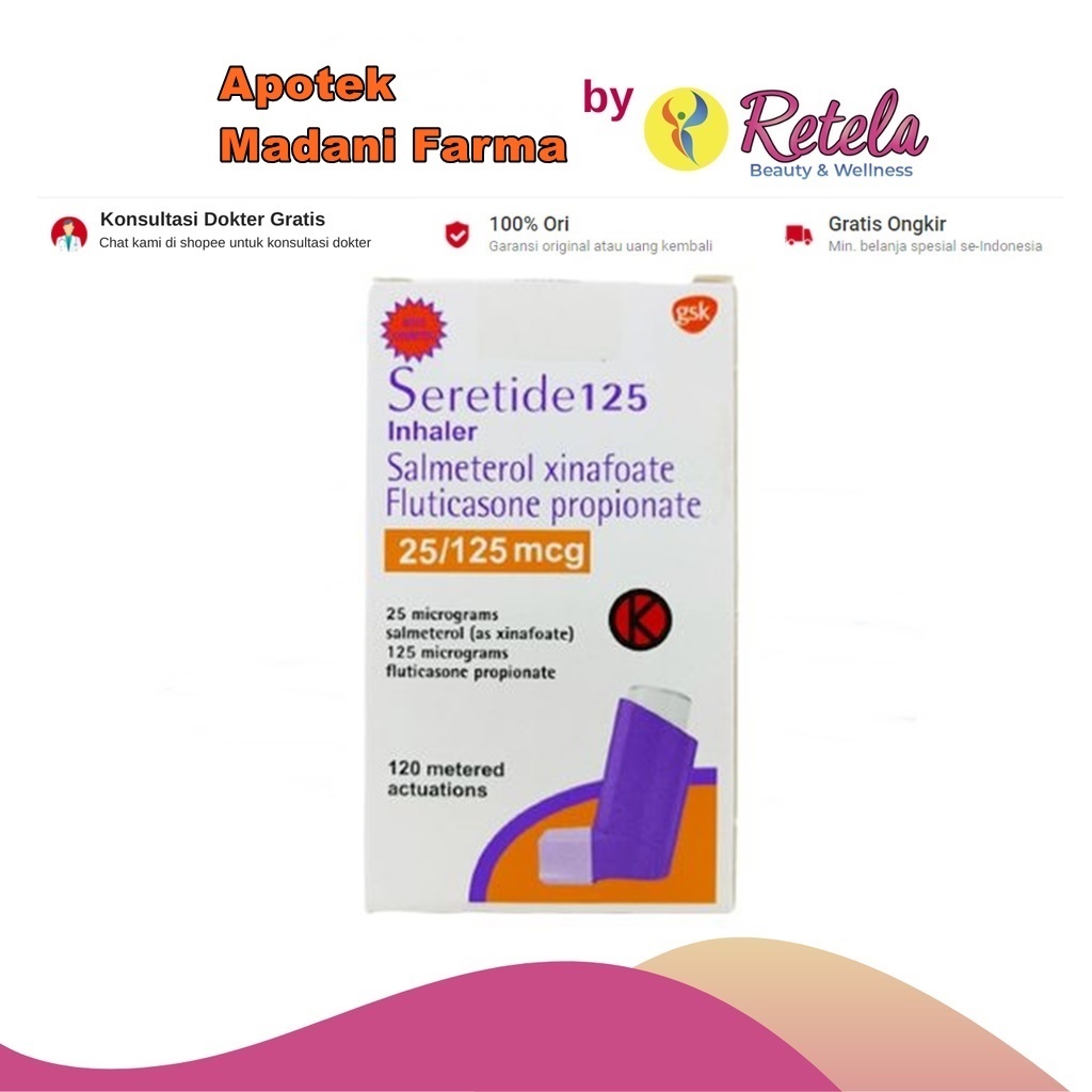Jual SERETIDE INHALER 125 ORIGINAL | Shopee Indonesia