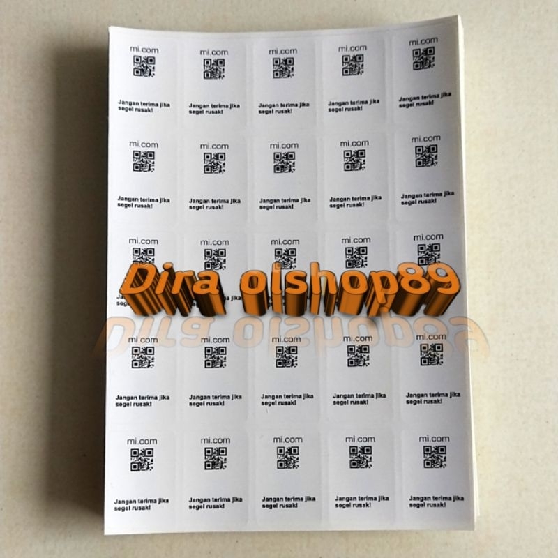 Jual segel hp Xiaomi barcode | Shopee Indonesia