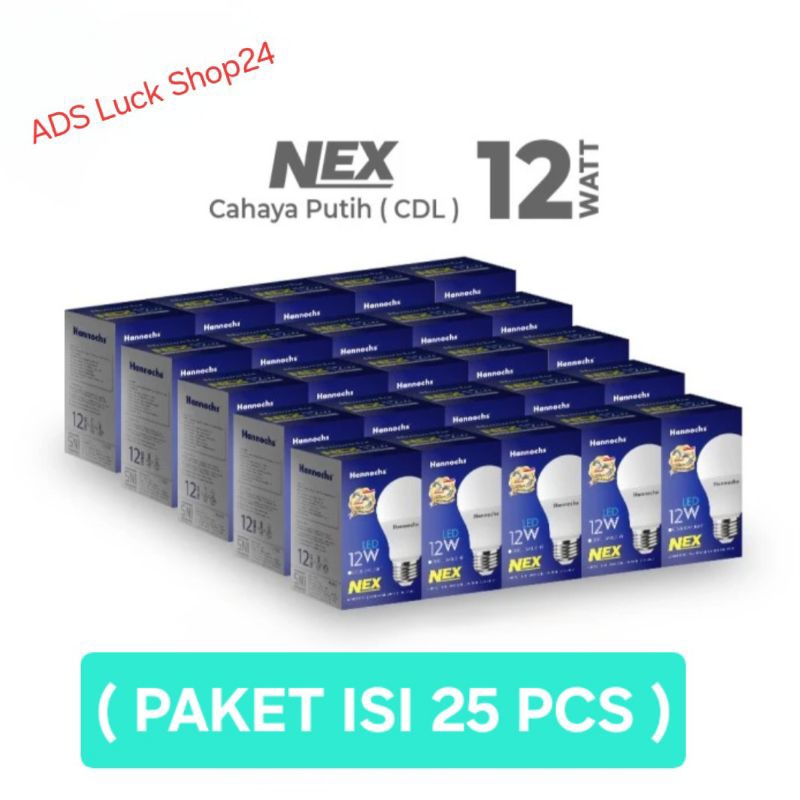 Jual Hannochs Nex 12 Watt Lampu LED CDL ( ISI 25 PCS ) - Cahaya Putih | Shopee Indonesia