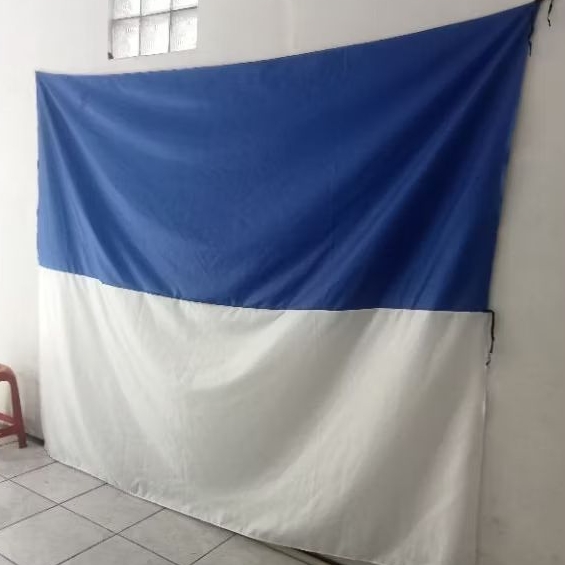 Jual Bendera Kombinasi Biru Putih Aneka Bendera Suporter Bola | Shopee ...