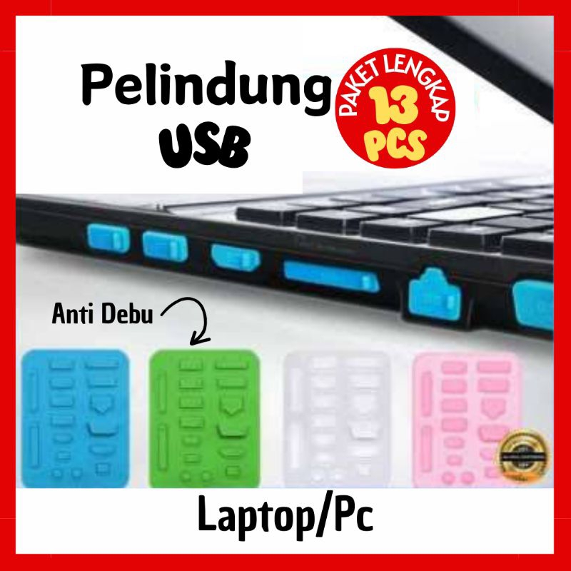 Jual Karet Penutup Port Usb Laptop Universal/Anti Debu Karet Penutup ...