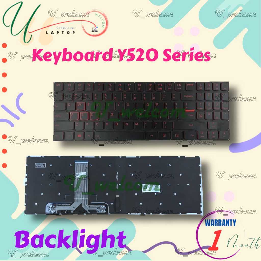Jual Keyboard Legion Y720 Y520 Series Y520-15IKBN | Shopee Indonesia