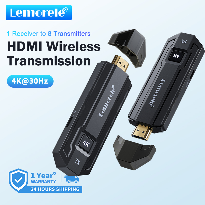 Jual Lemorele P50 Wireless screen sharing device WiFi HDMI Transmitter ...