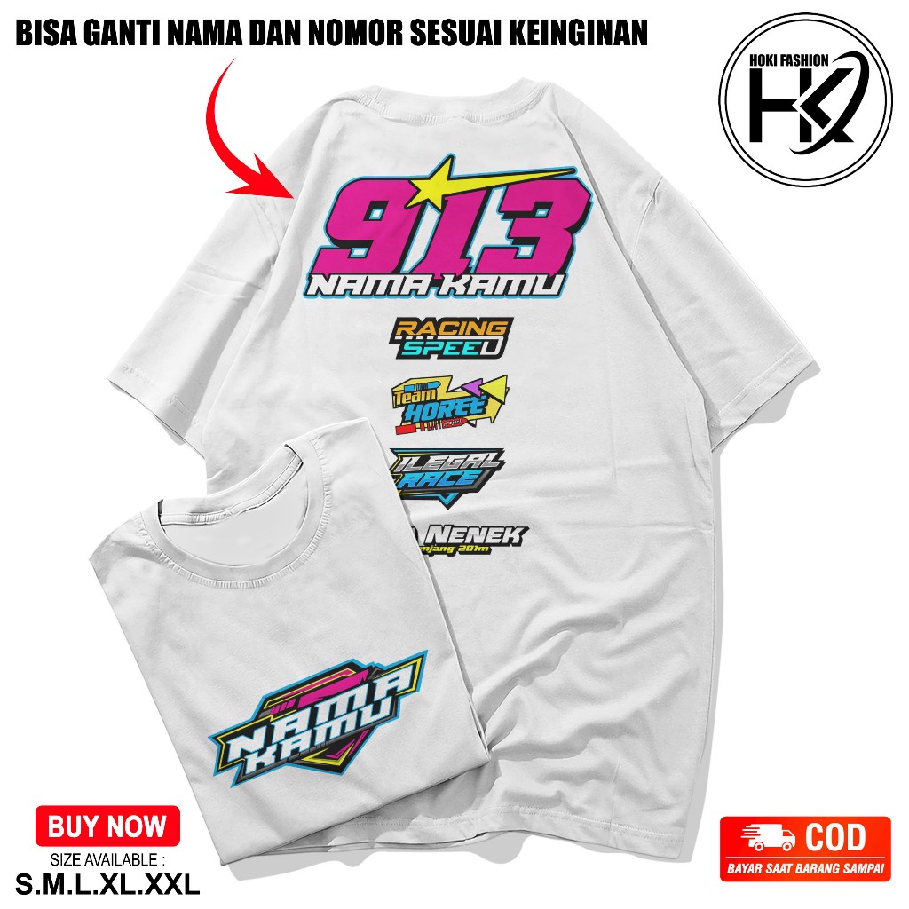 Jual KAOS RACING CUSTOM BISA REQUEST NAMA NOMOR SESUAI KEINGINAN / KAOS ...